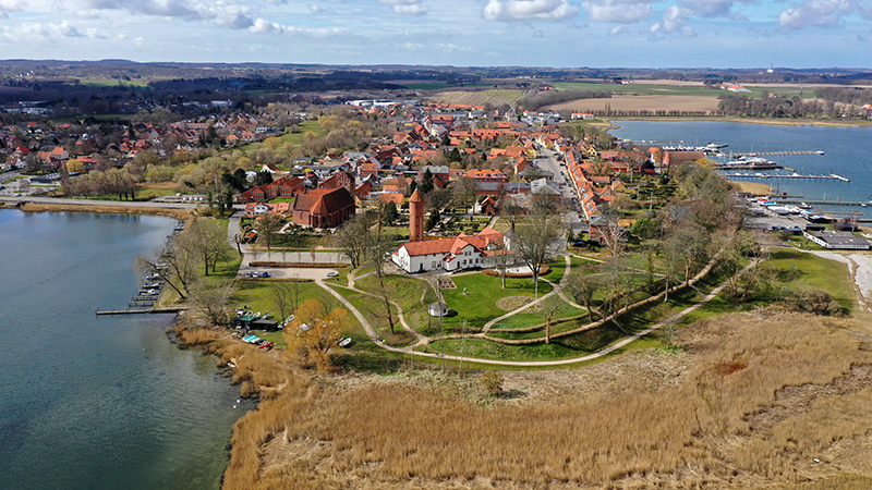 Præstø set fra oven – Vordingborg In