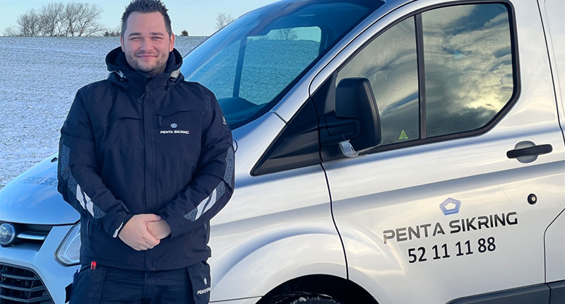 Ny sikringslærling Styrker Teamet hos Penta Sikring – Vordingborg In